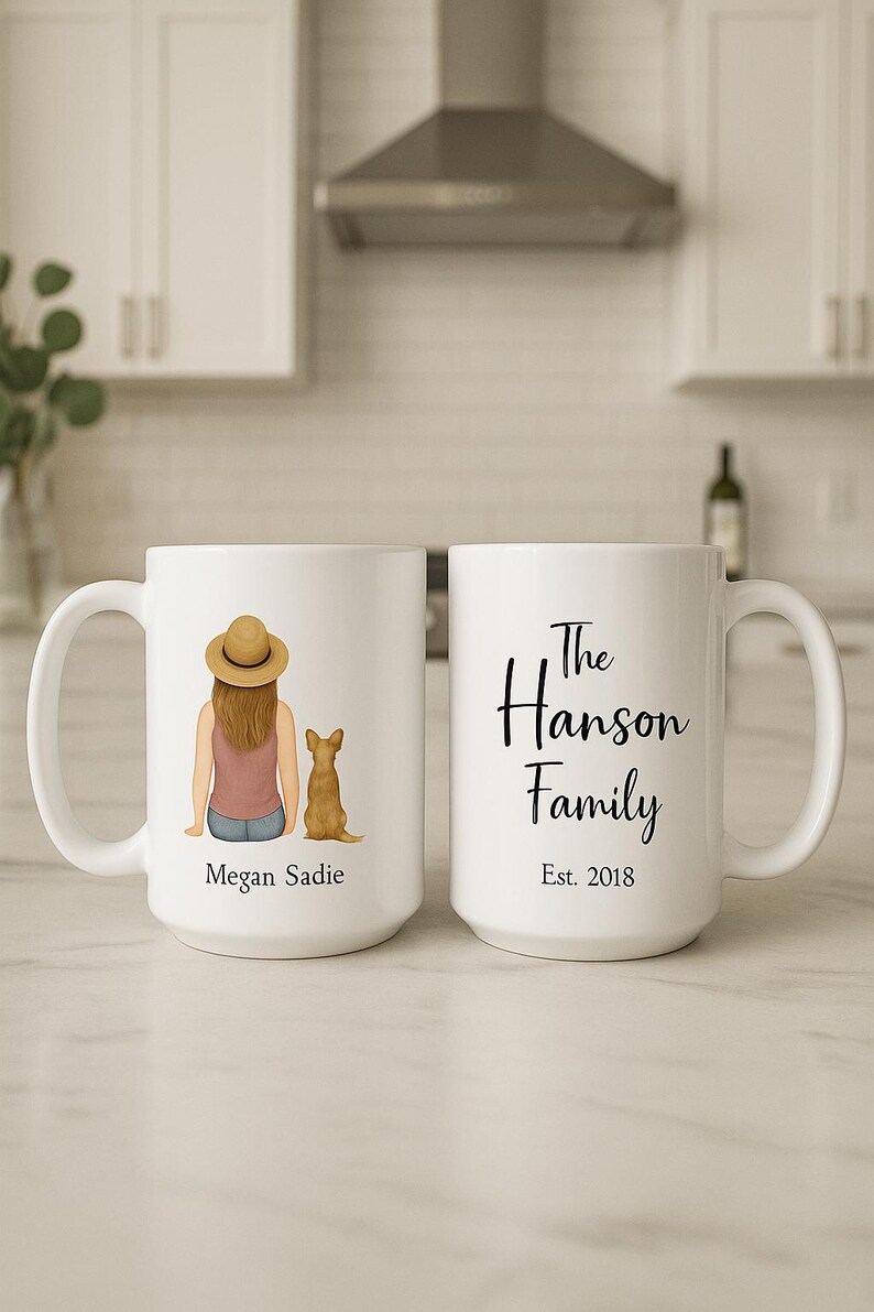 Custom Family Mug With Names & Clip Art - Personalized Gift for Parents ...