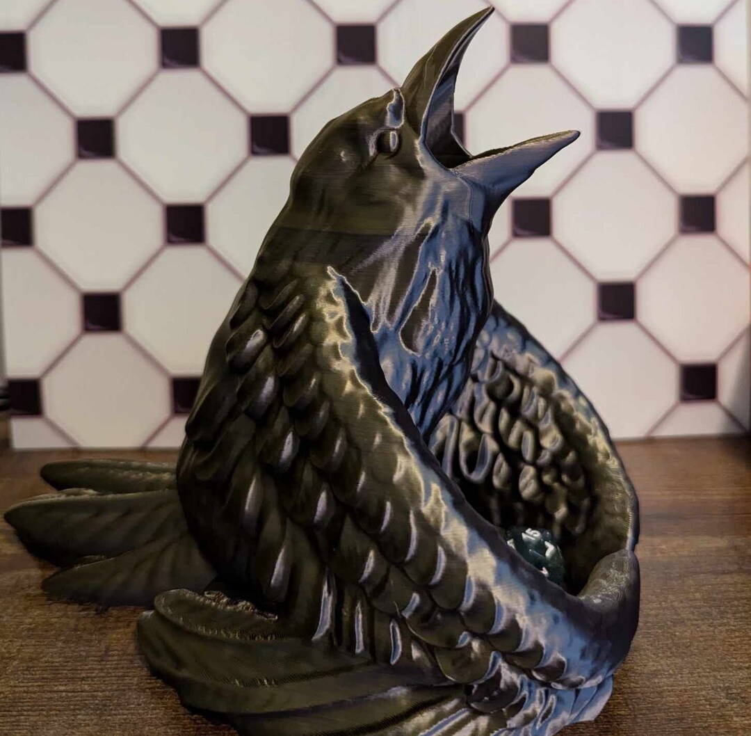 Raven Dice Tower - 3d Printed - Etsy