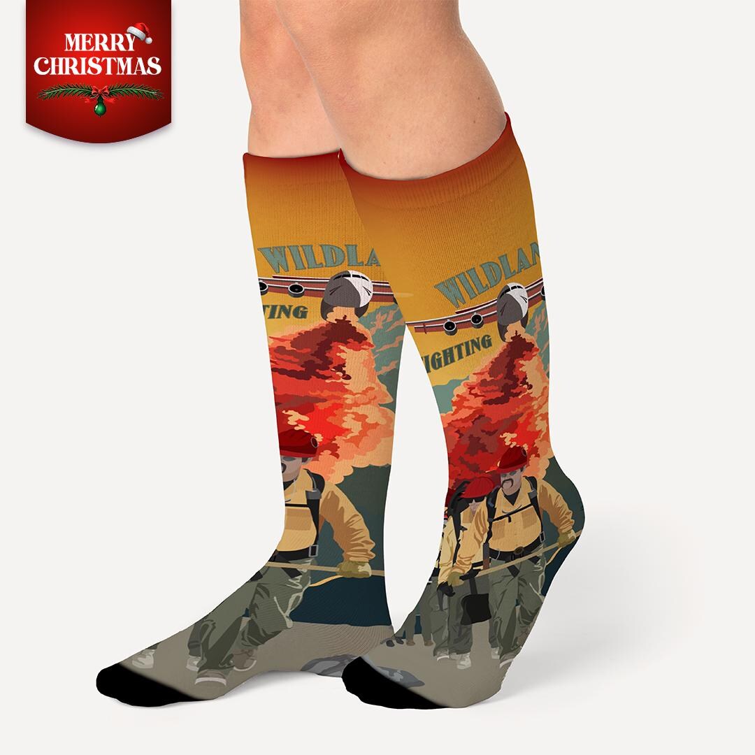 Personalized Socks | Wildland Firefighter | Smoke Eater Firefighter ...