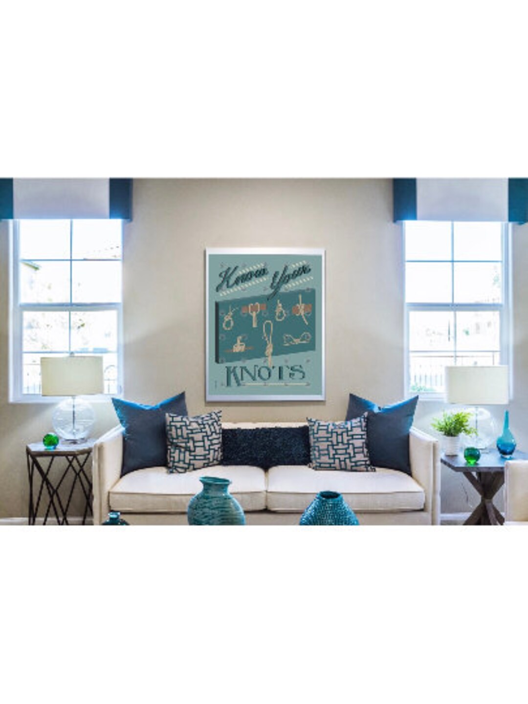 Know Your Knots Firefighter Metal Print | Firefighter Metal Wall Art ...