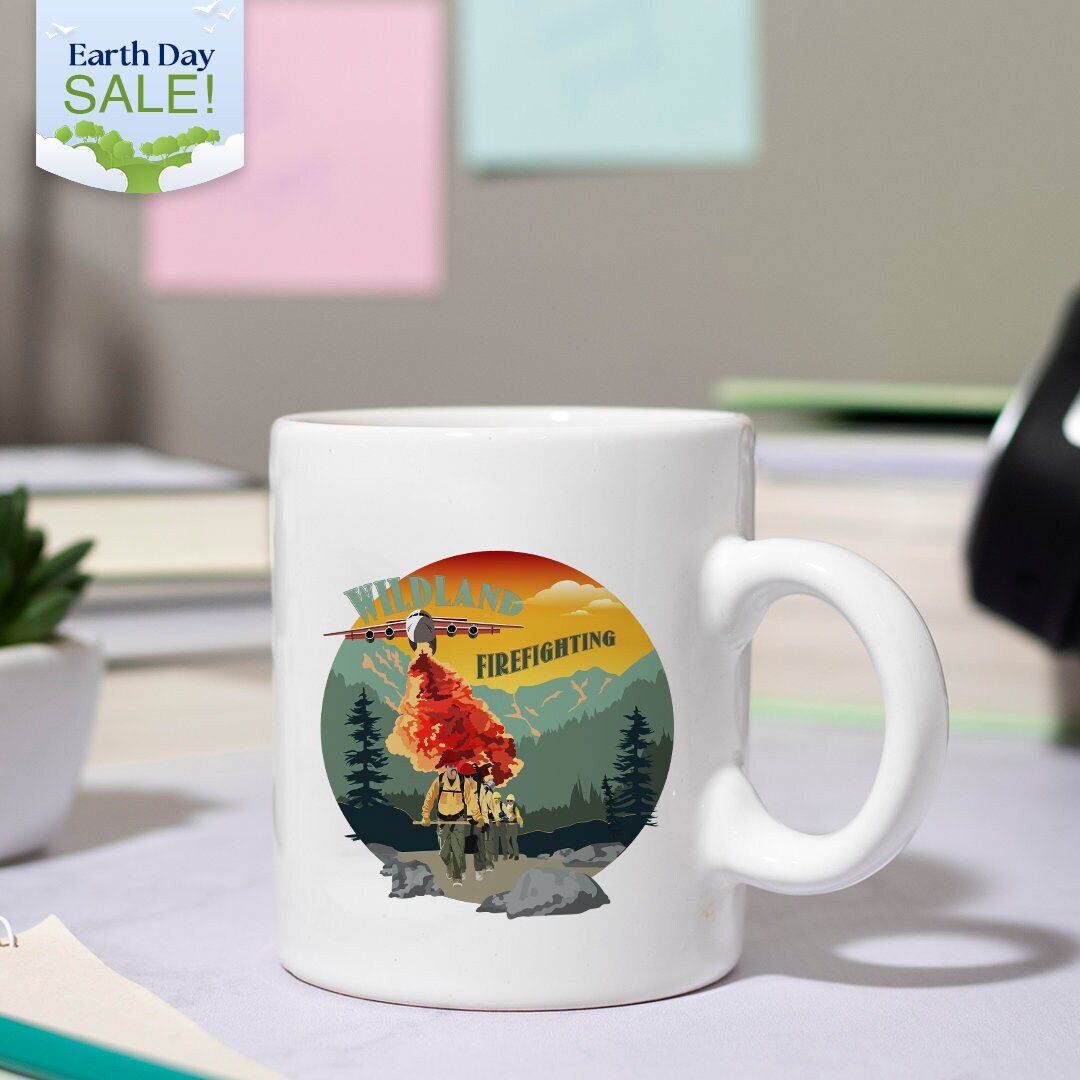 Firefighter Mug Wildland Firefighter Firefighter Coffee Mug Fireman ...
