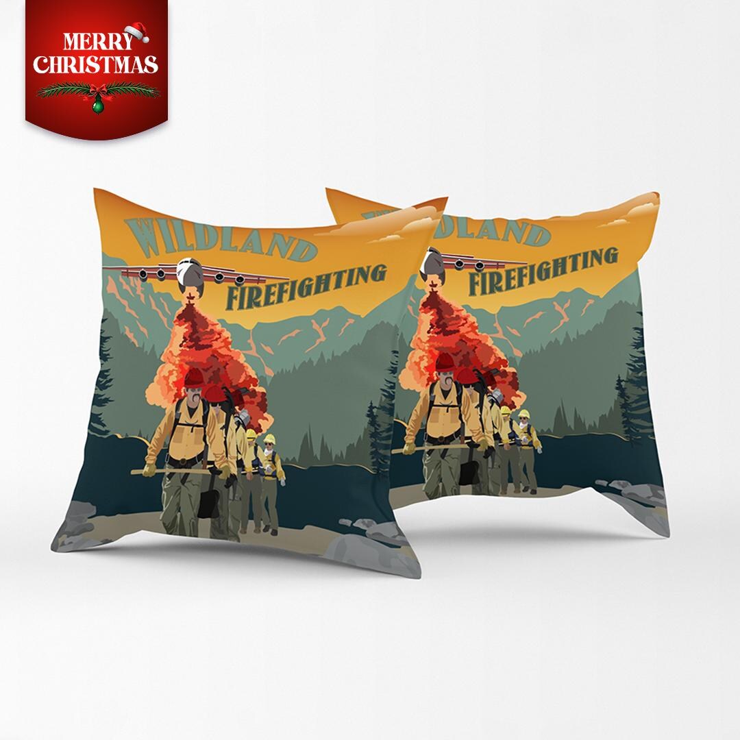 Personalized Pillow | Wildland Firefighter | Firefighter Pillow ...