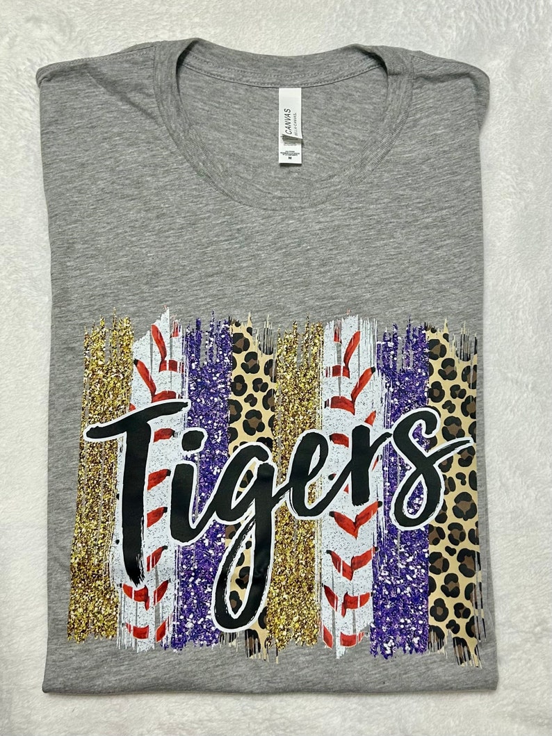 Purple and Gold, LSU Baseball, LSU Softball, GEAUX Tigers - Etsy