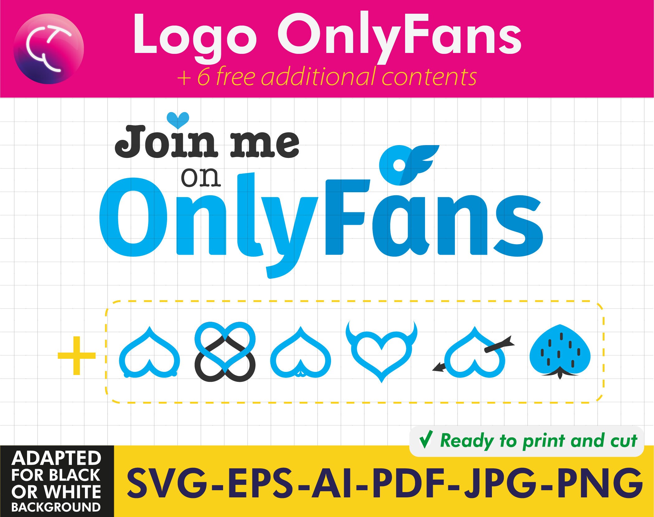 Logo ONLYFANS (new) + 6 Additional Content Offered - Adult Industry ...