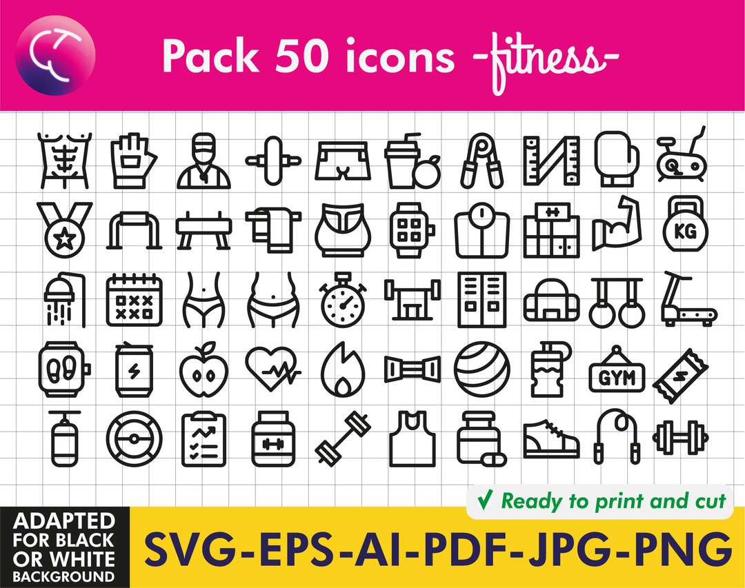 Pack 50 Icons "fitness" - Adult Industry Onlyfans Ideas | Onlyfans ...