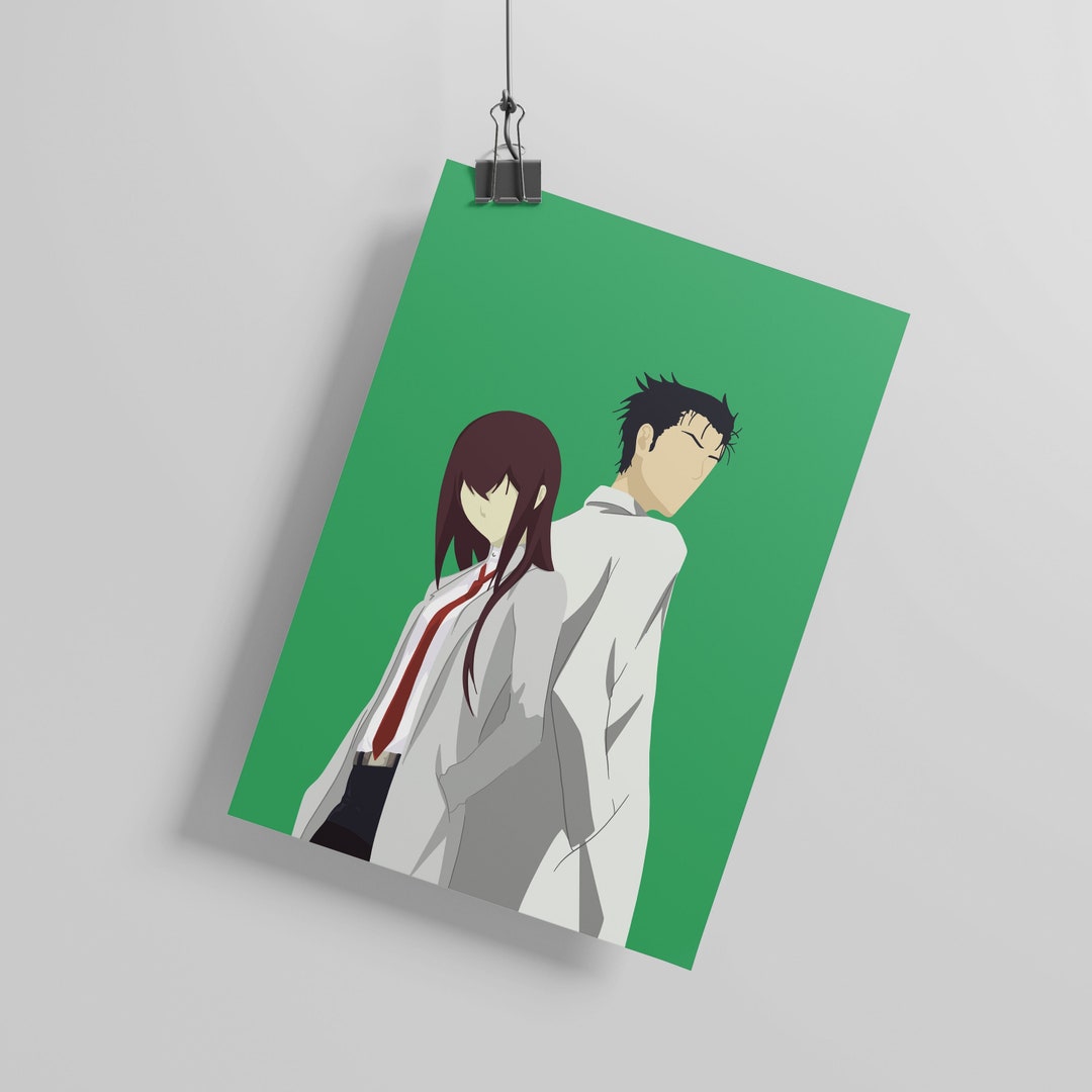 Steins;gate Poster | A5 | A4 | A3 | Kurisu Makise | Rintaro Okabe ...