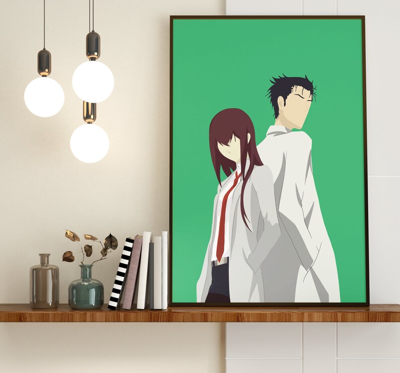Steins;gate Poster | A5 | A4 | A3 | Kurisu Makise | Rintaro Okabe ...