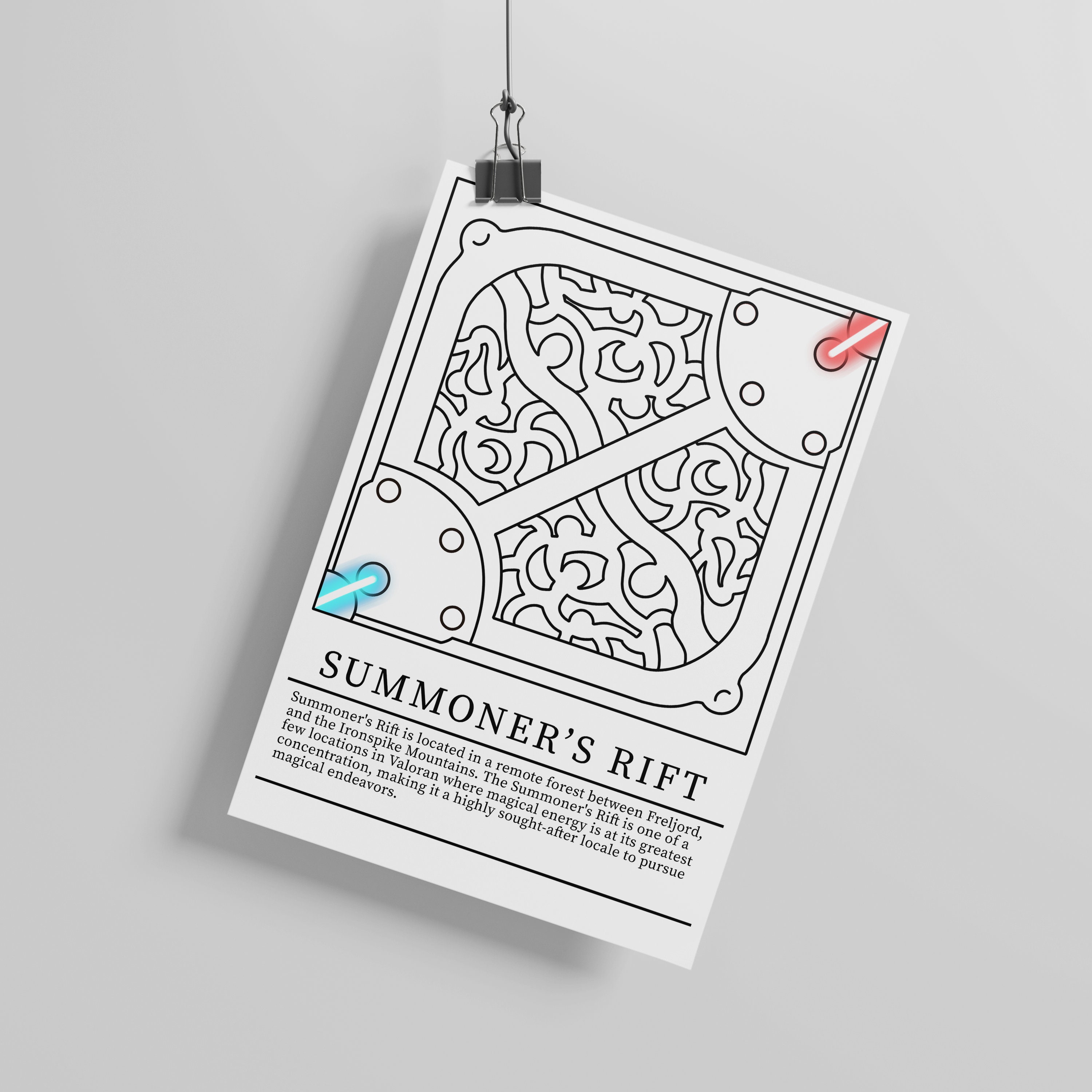 Summoner's Rift Print | League of Legends Map Poster - Etsy