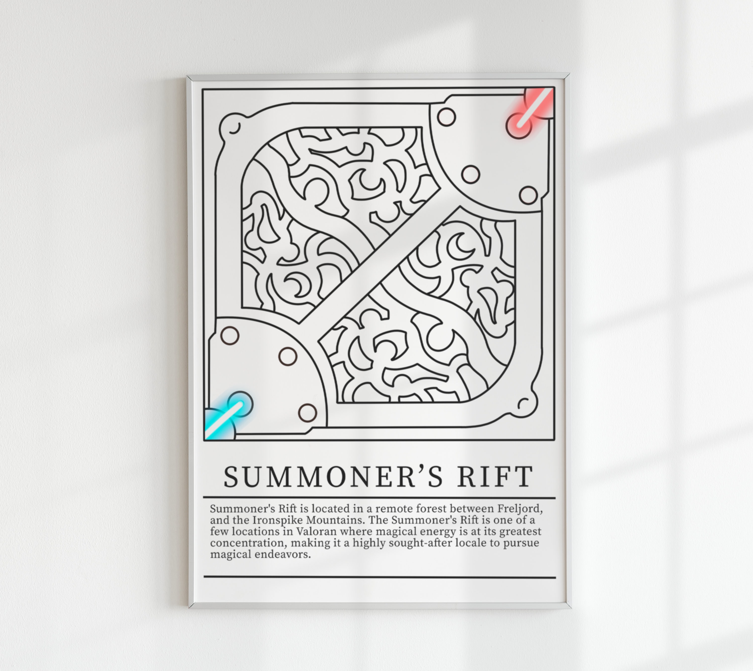 Summoner's Rift Print | League of Legends Map Poster - Etsy