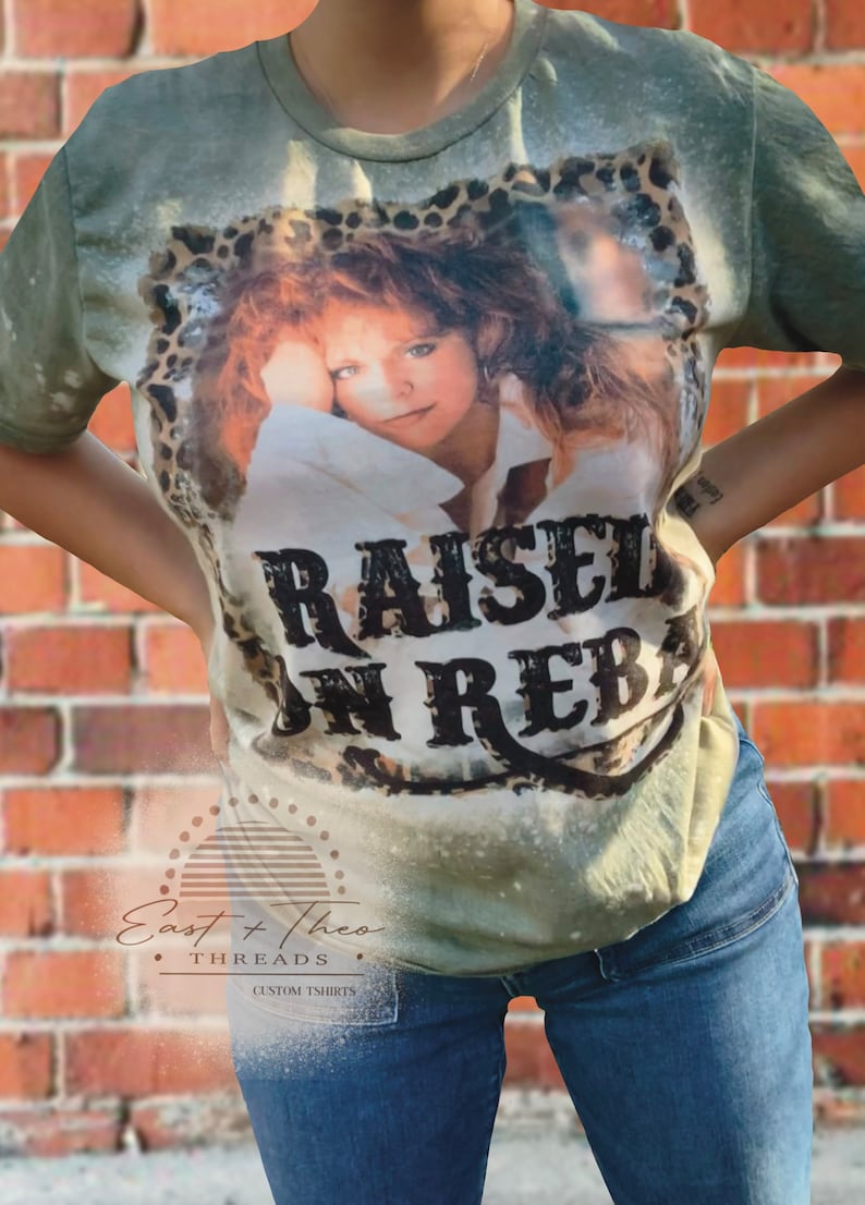 Reba Mcentire Bleached Tshirts - Etsy