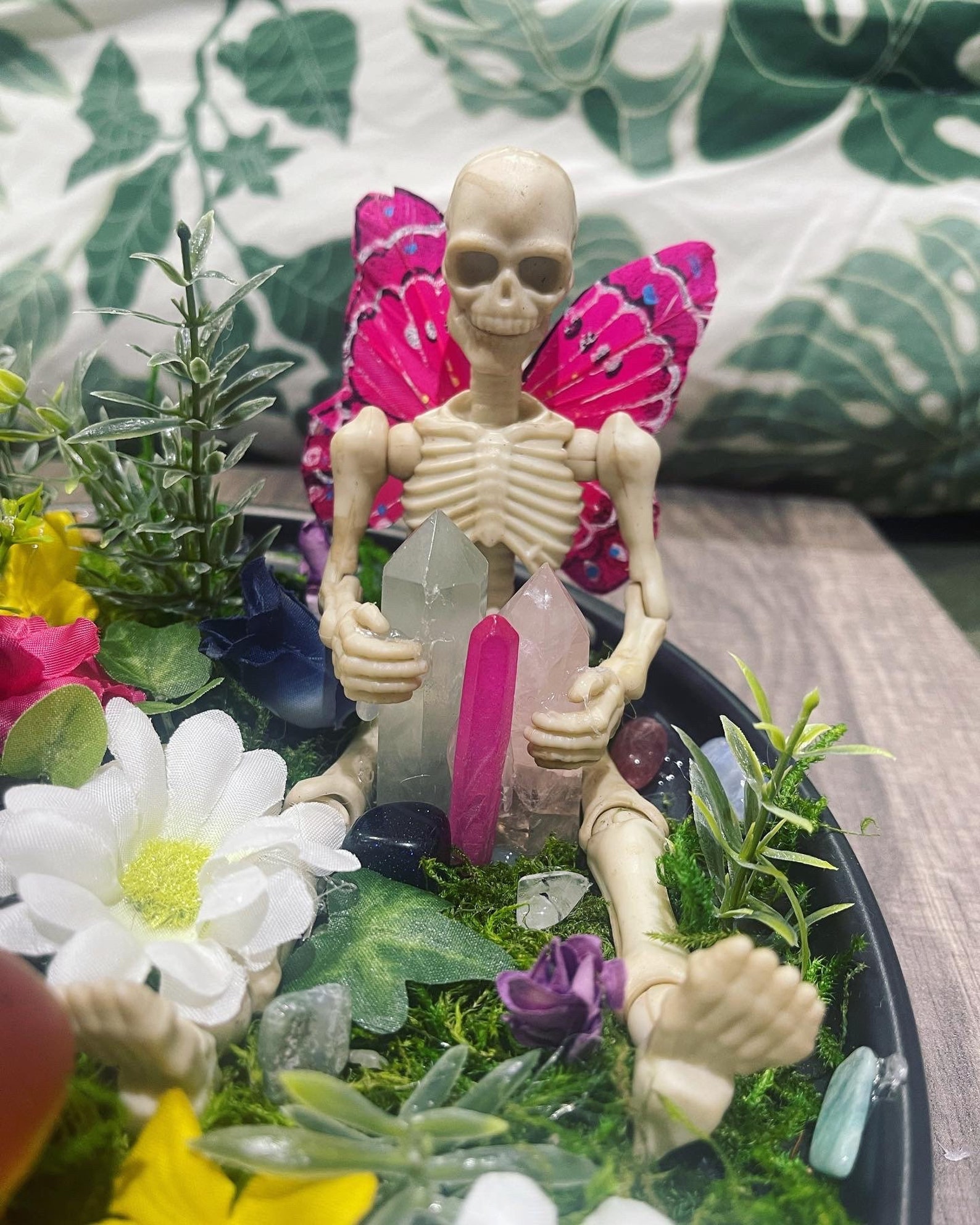 Skeleton Fairy Garden Halloween Decoration - Etsy