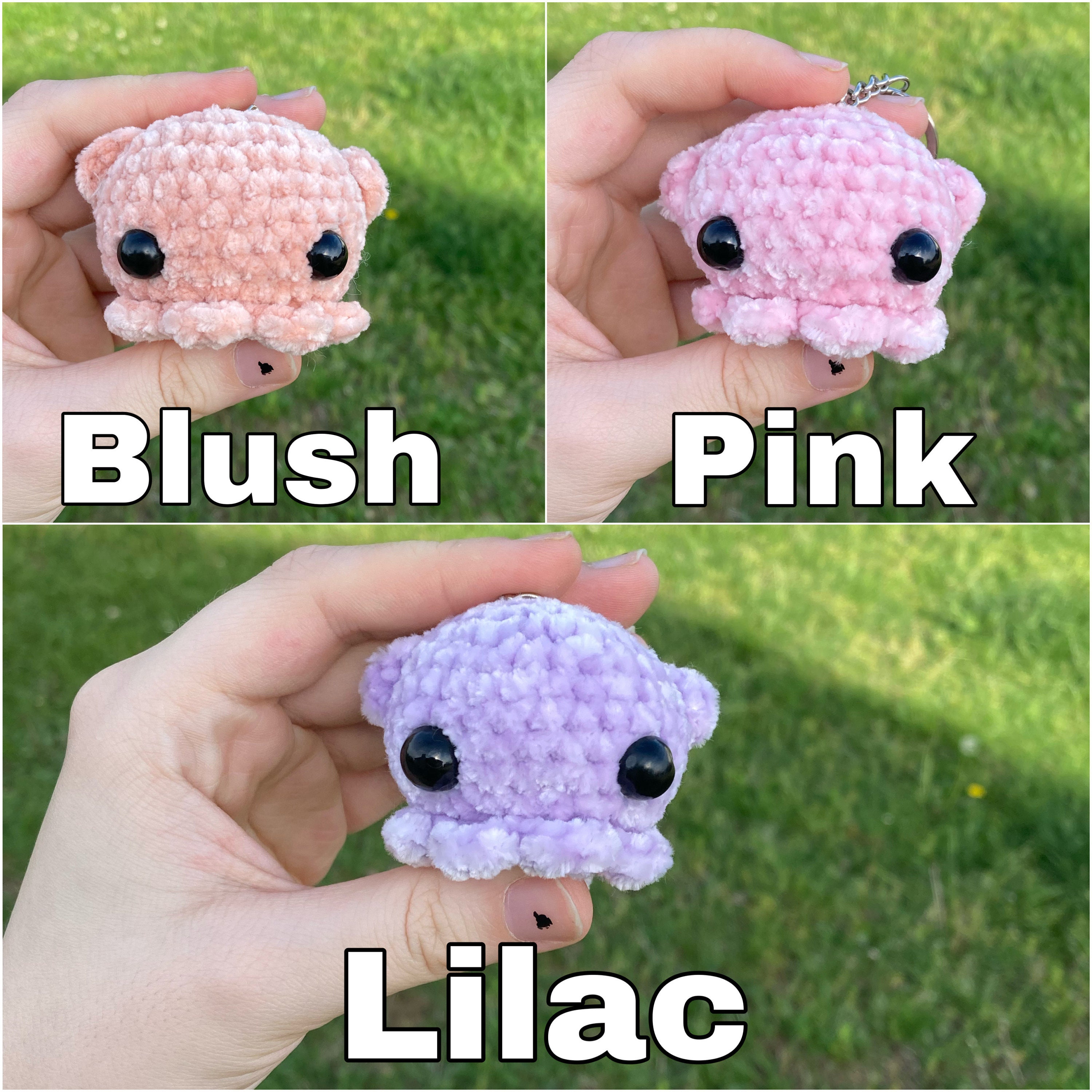 Crochet Velvet Cuddle Fish Keychain Homemade Amigurumi - Etsy