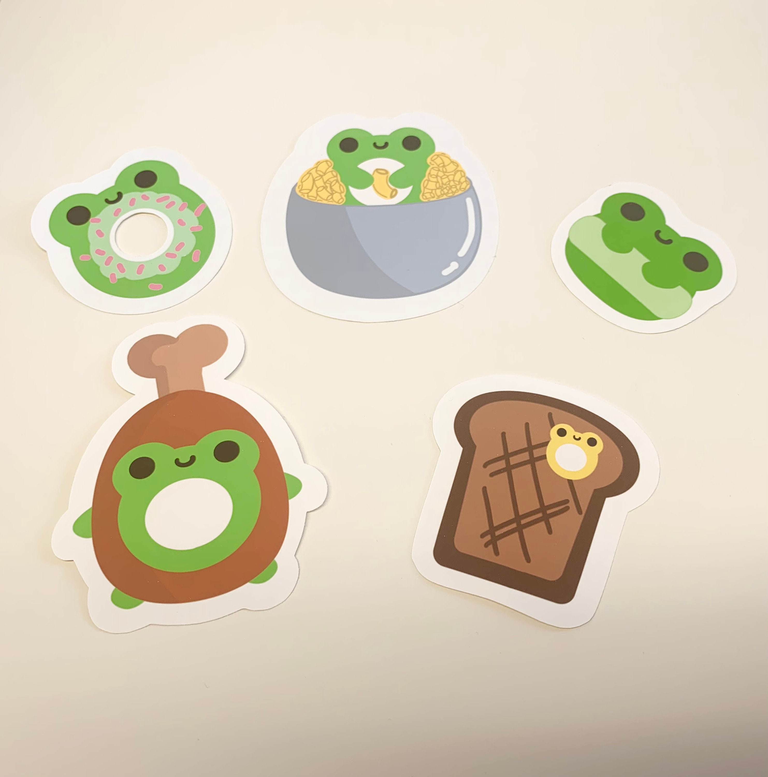 Matte FROG STICKER PACK, Froggy Stationary, Perfect for Journaling ...