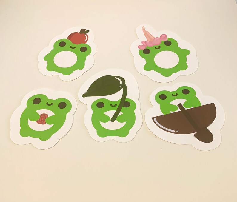 Matte FROG STICKER PACK, Froggy Stationary, Perfect for Journaling ...