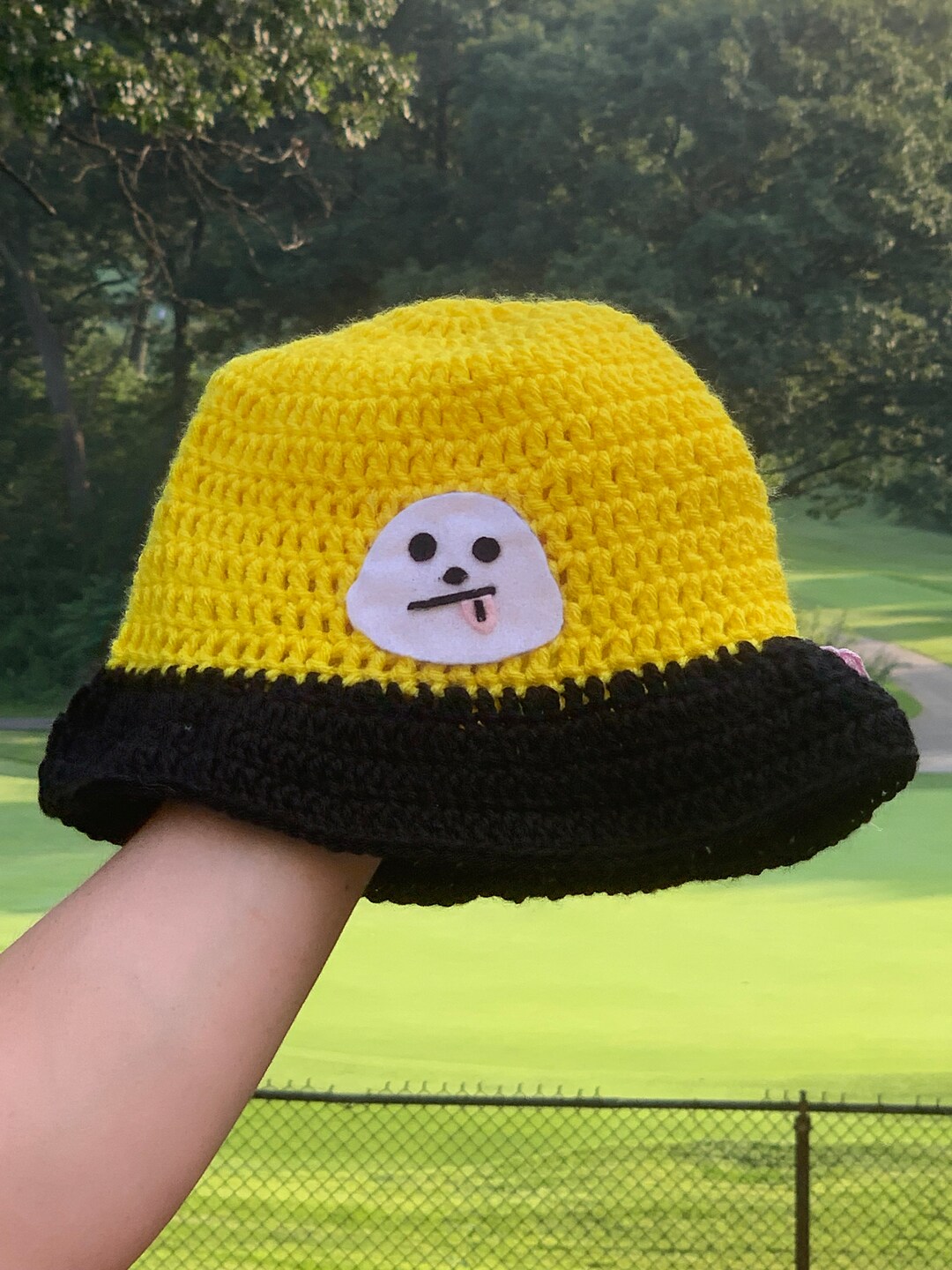 Cute Bt21 Chimmy Inspired Crochet Bucket Hat Handmade Bts - Etsy