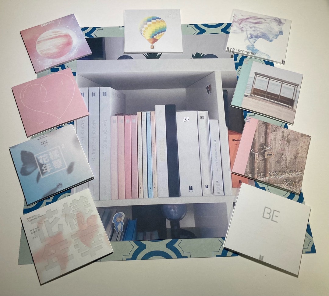 BTS Inspired ALBUM STICKYNOTES Post Its Bts Stationery Bts Album ...