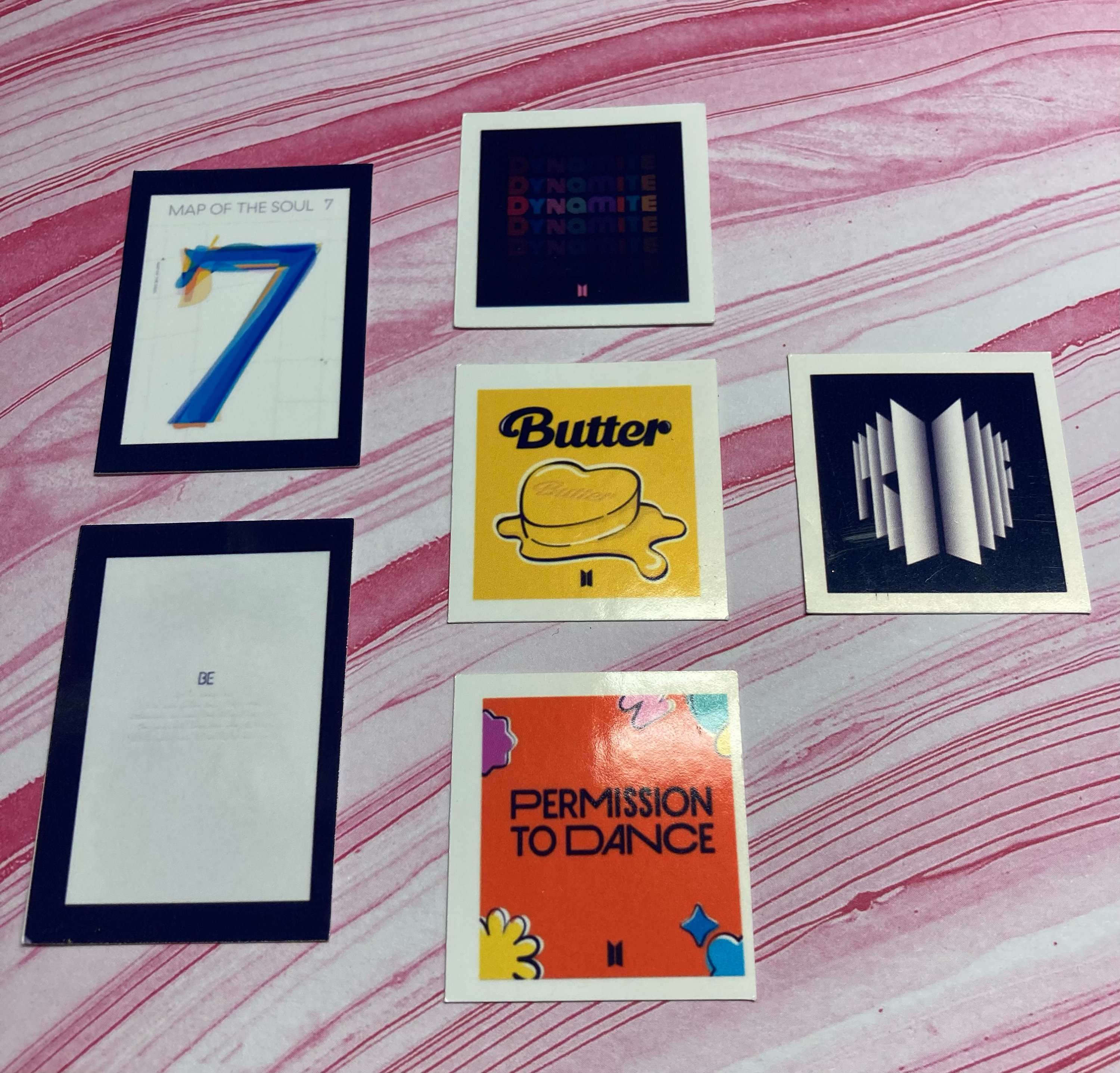 BTS Inspired Album Glossy Stickers Perfect for BTS ARMY Fans. Great for ...