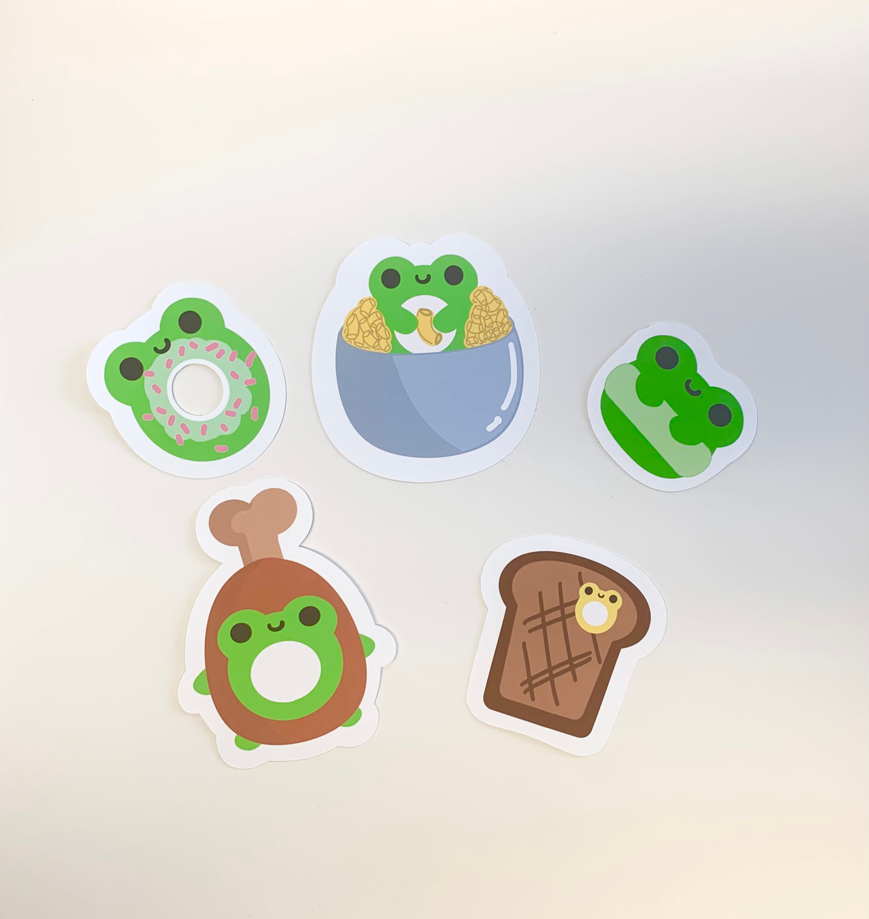 Matte FROG STICKER PACK, Froggy Stationary, Perfect for Journaling ...