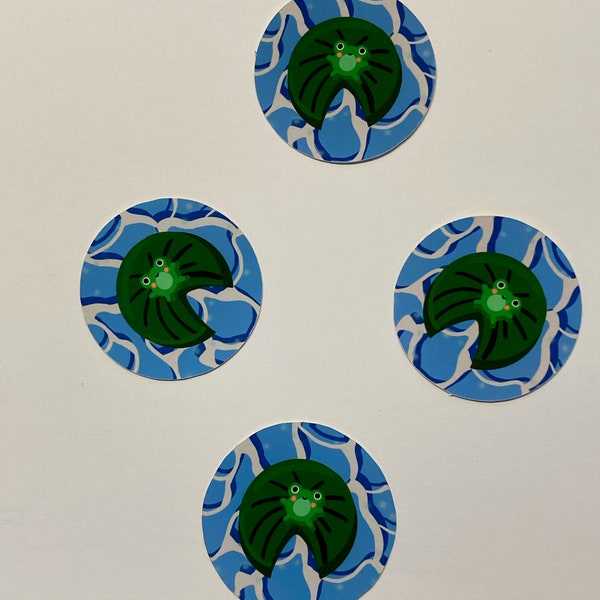 Lily Pad Sticker - Etsy