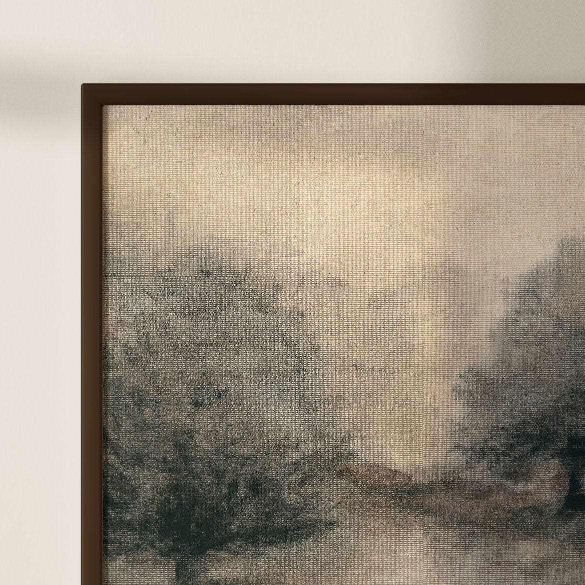 Moody Trees Abstract Landscape PRINTABLE Painting Vintage Style DIGITAL ...