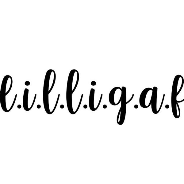 Dilligaf Svg - Etsy