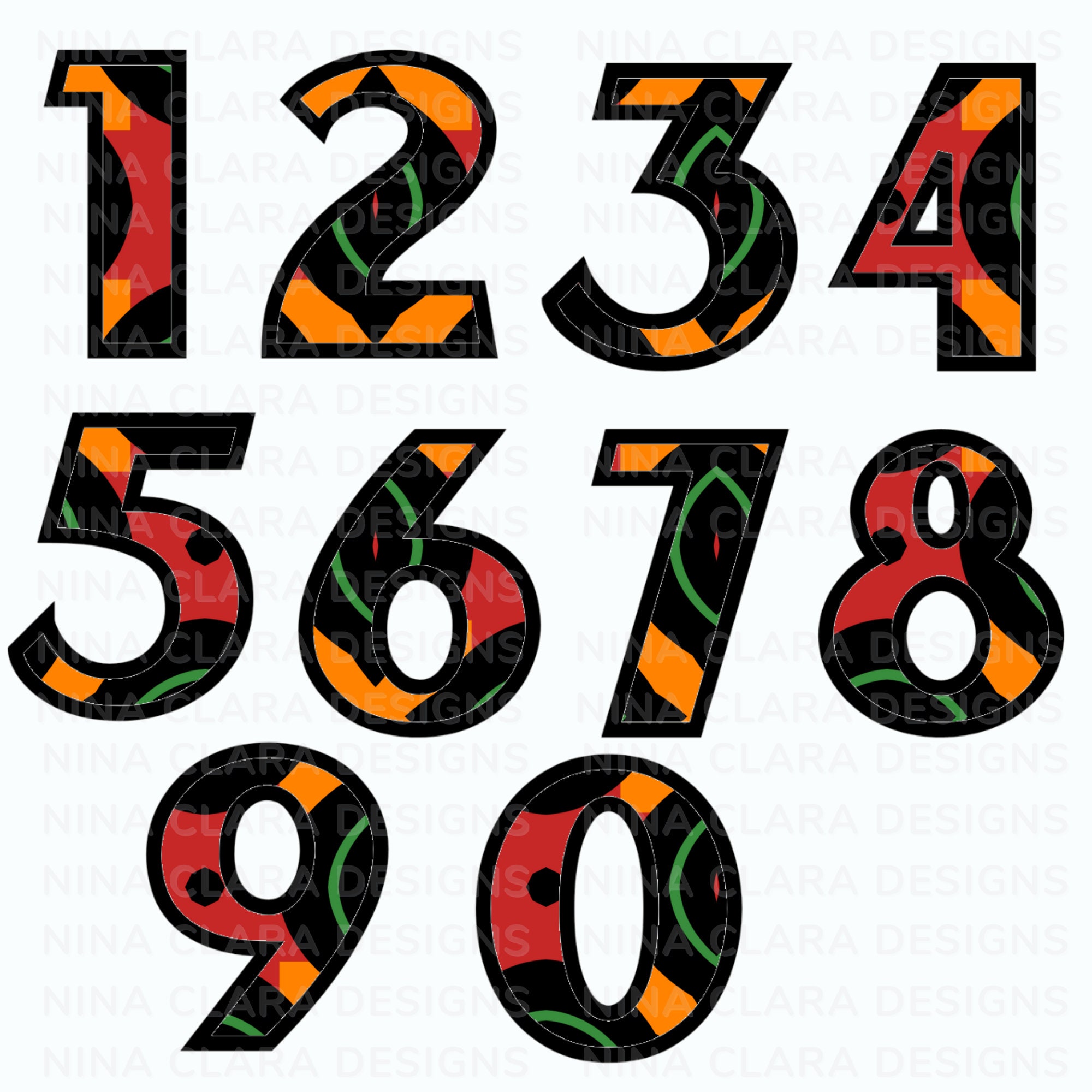 African Print Alphabet Letters: Classroom Decor (digital Download) - Etsy