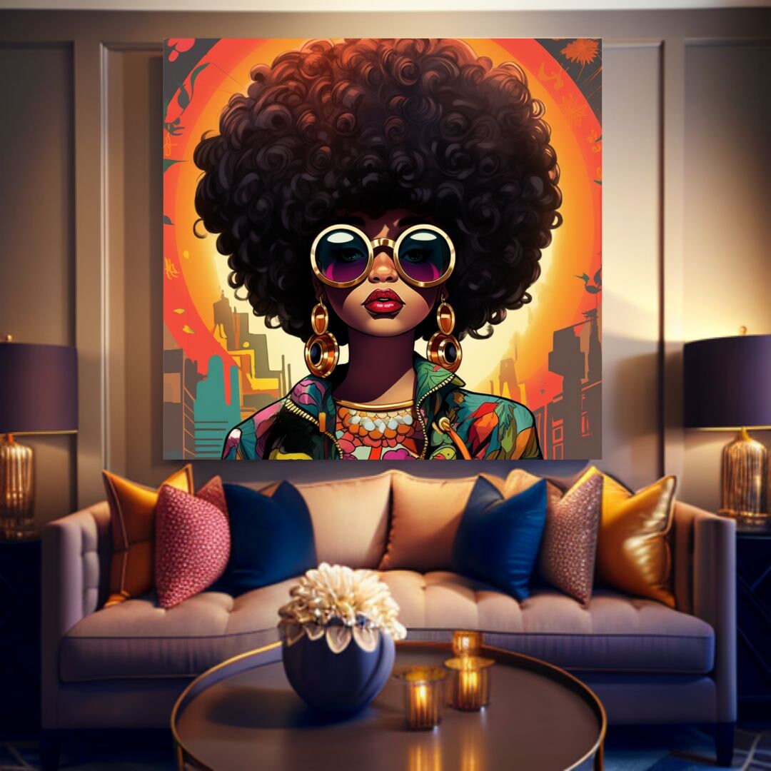 Midjourney Art of Afro Punk Kids Clipart, Sublimation Designs, Journal ...