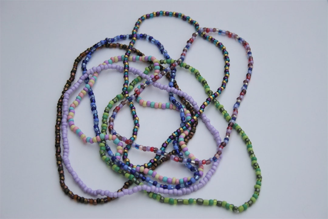 Stretchy Beaded Necklaces - Etsy