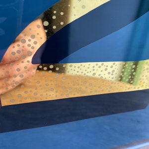 Bespoke Glass House Number Sign. - Etsy