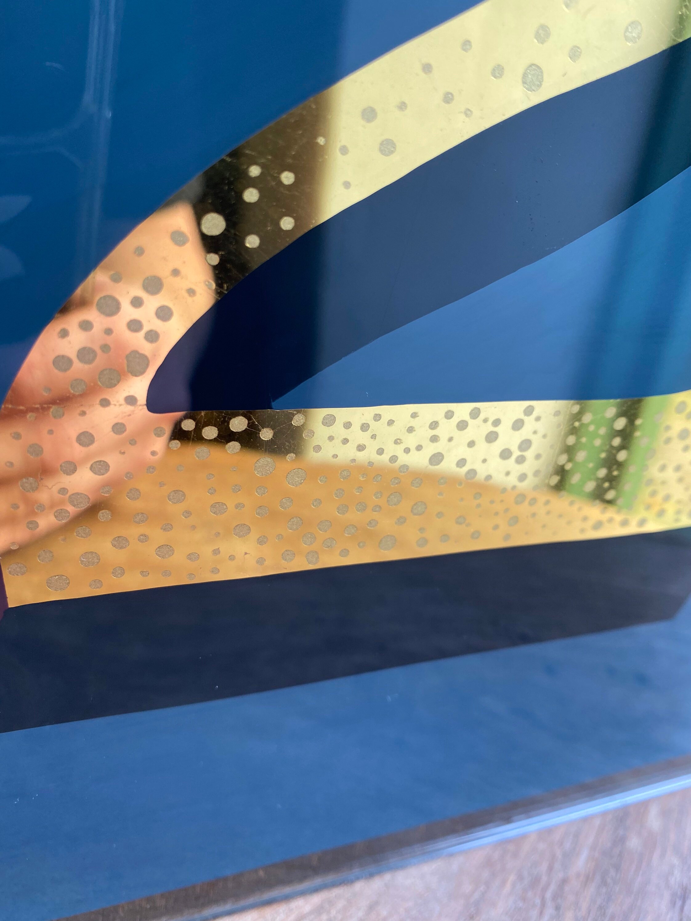 Bespoke Glass House Number Sign. - Etsy