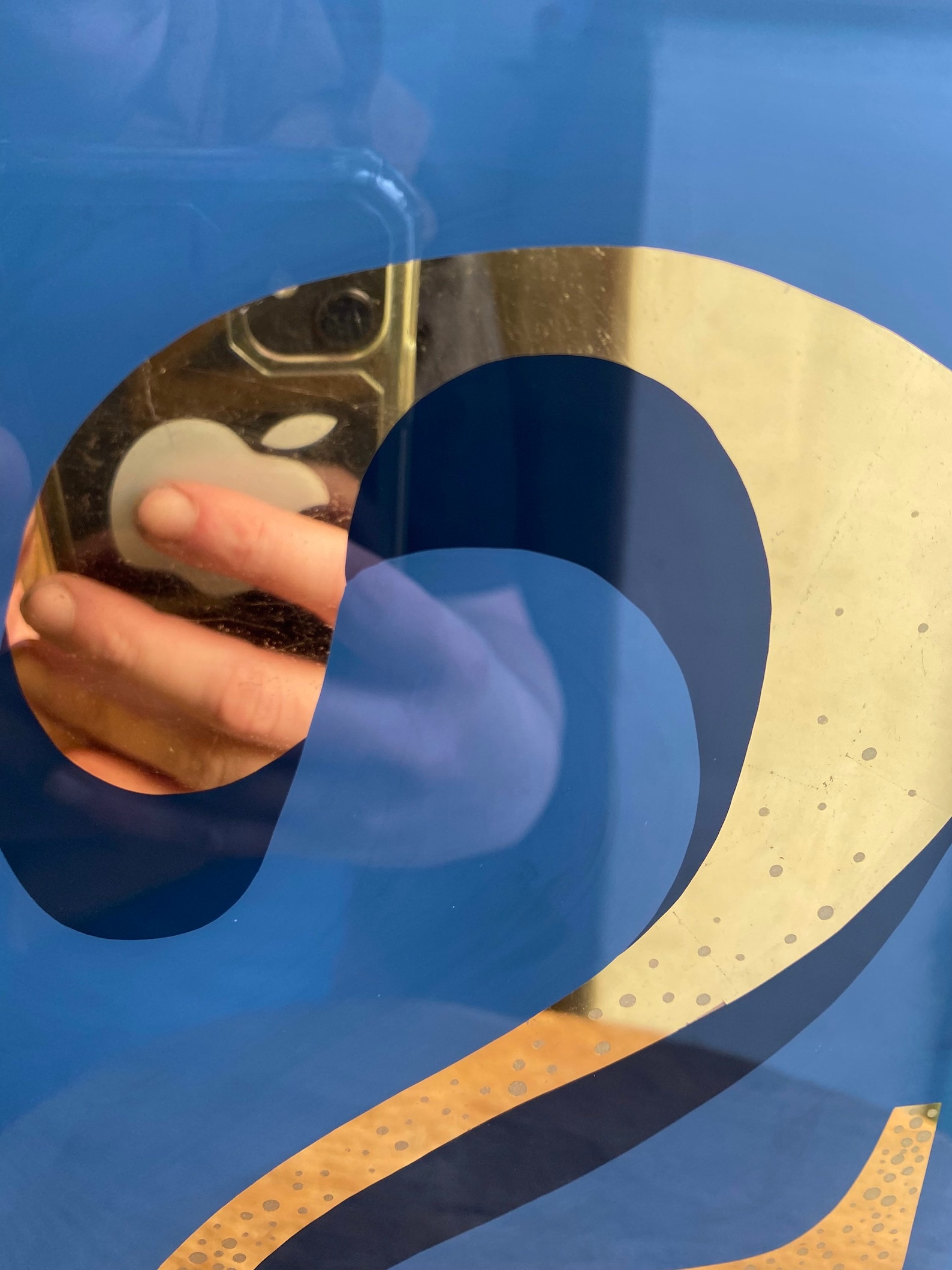 Bespoke Glass House Number Sign. - Etsy