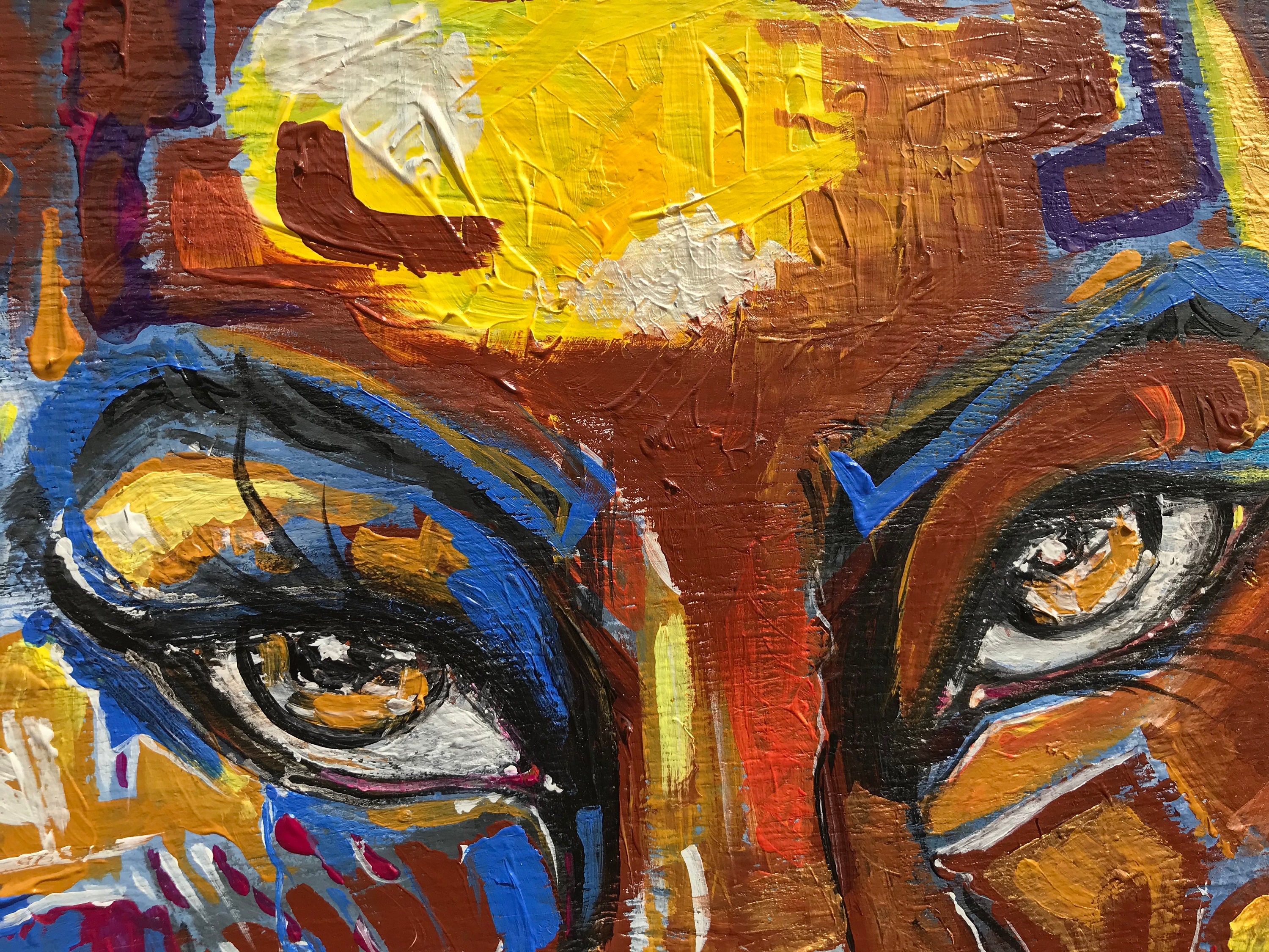 Original African American Art - Reparations Now! - Mixed Media on Wood ...