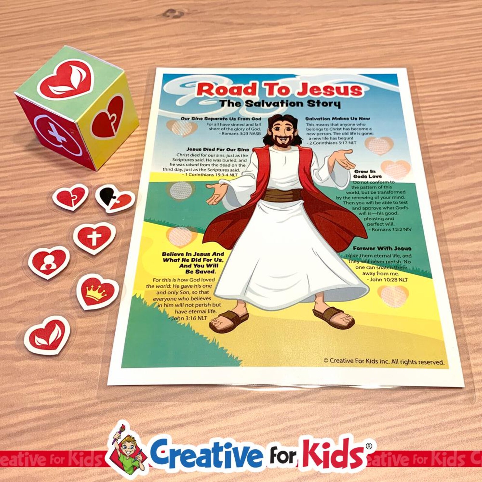 Salvation Road Gospel Printable: Sunday School Bible Lesson - Etsy