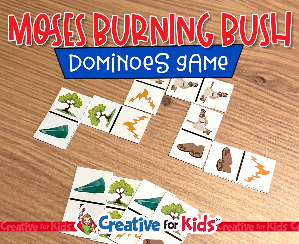 Moses and the Burning Bush Bible Games: Sunday School Printables ...