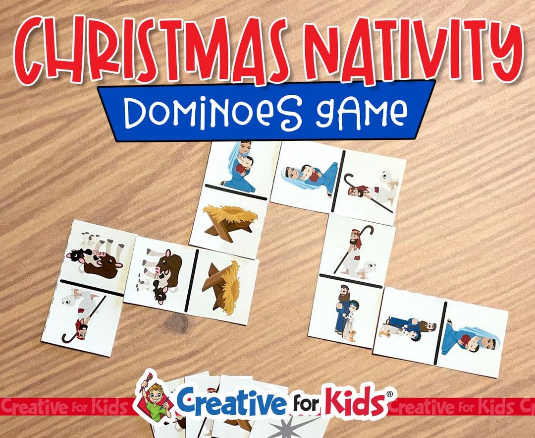 Nativity Domino Game: Bible Printable for Kids (digital Download) - Etsy