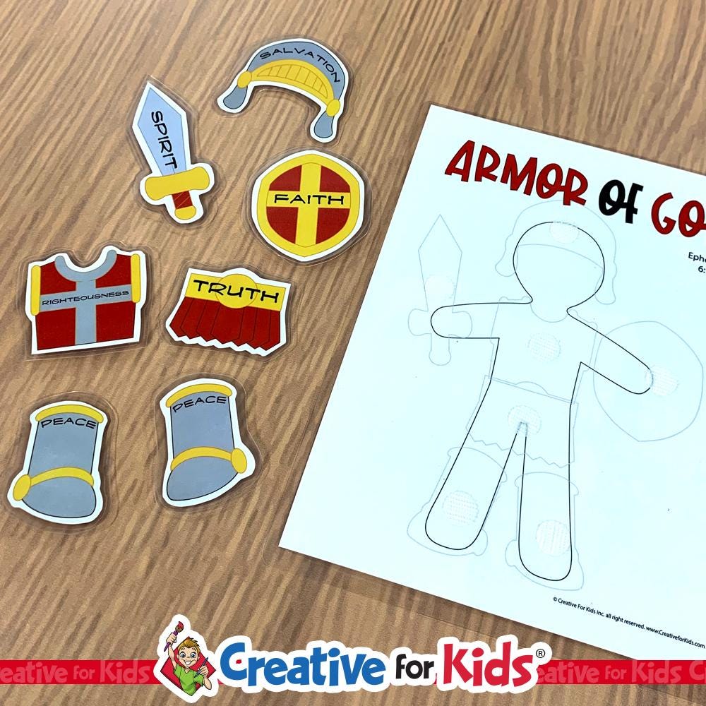 Armor of God Match-up Game: Christian Kids Activity (digital Download ...