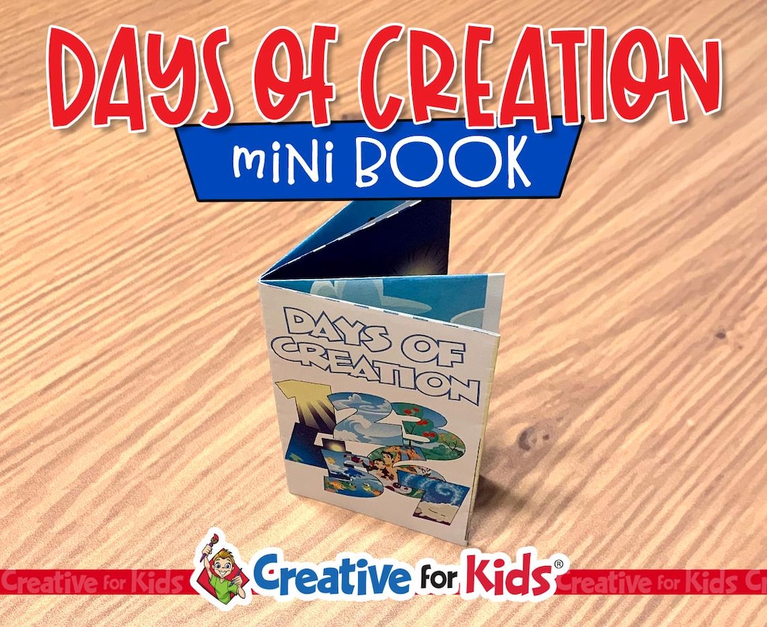 Creation Story Printable: Bible Activity for Kids, Sunday School Lesson ...