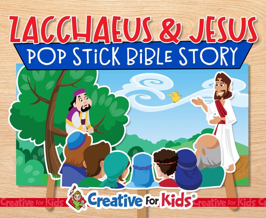 Zacchaeus in the Tree Sunday Bible Puppet Printable | Kids Sunday ...