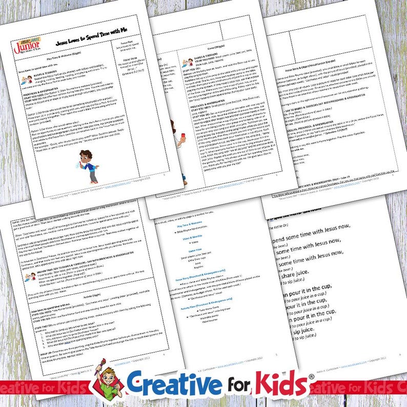 Jesus & Me Preschool Printable Lesson: Bible Activities, Sunday School ...