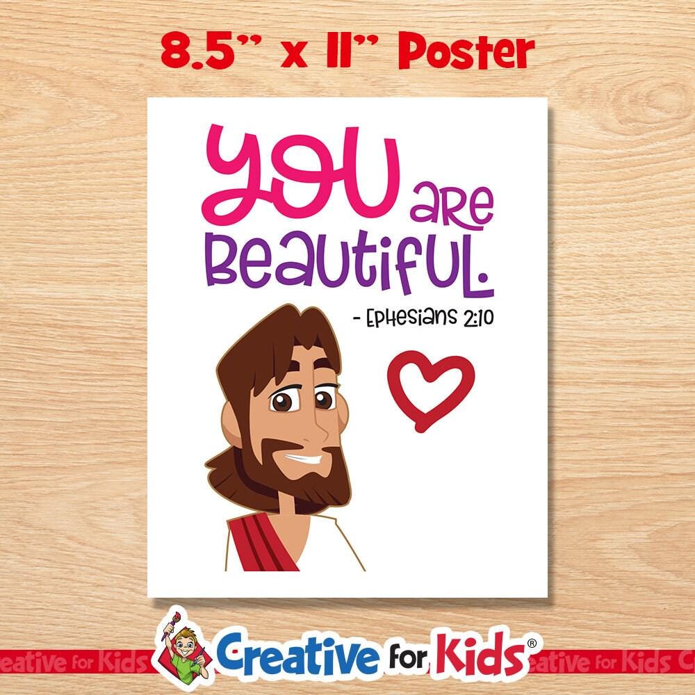 Jesus Bible Verse Flash Cards: Preschool Scripture Memory Printables ...