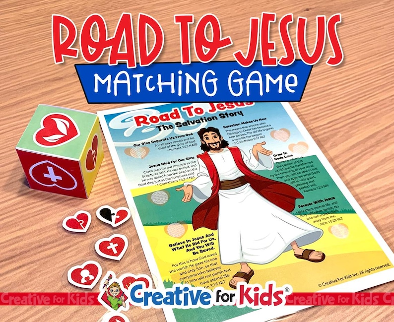 Salvation Road Gospel Printable: Sunday School Bible Lesson - Etsy