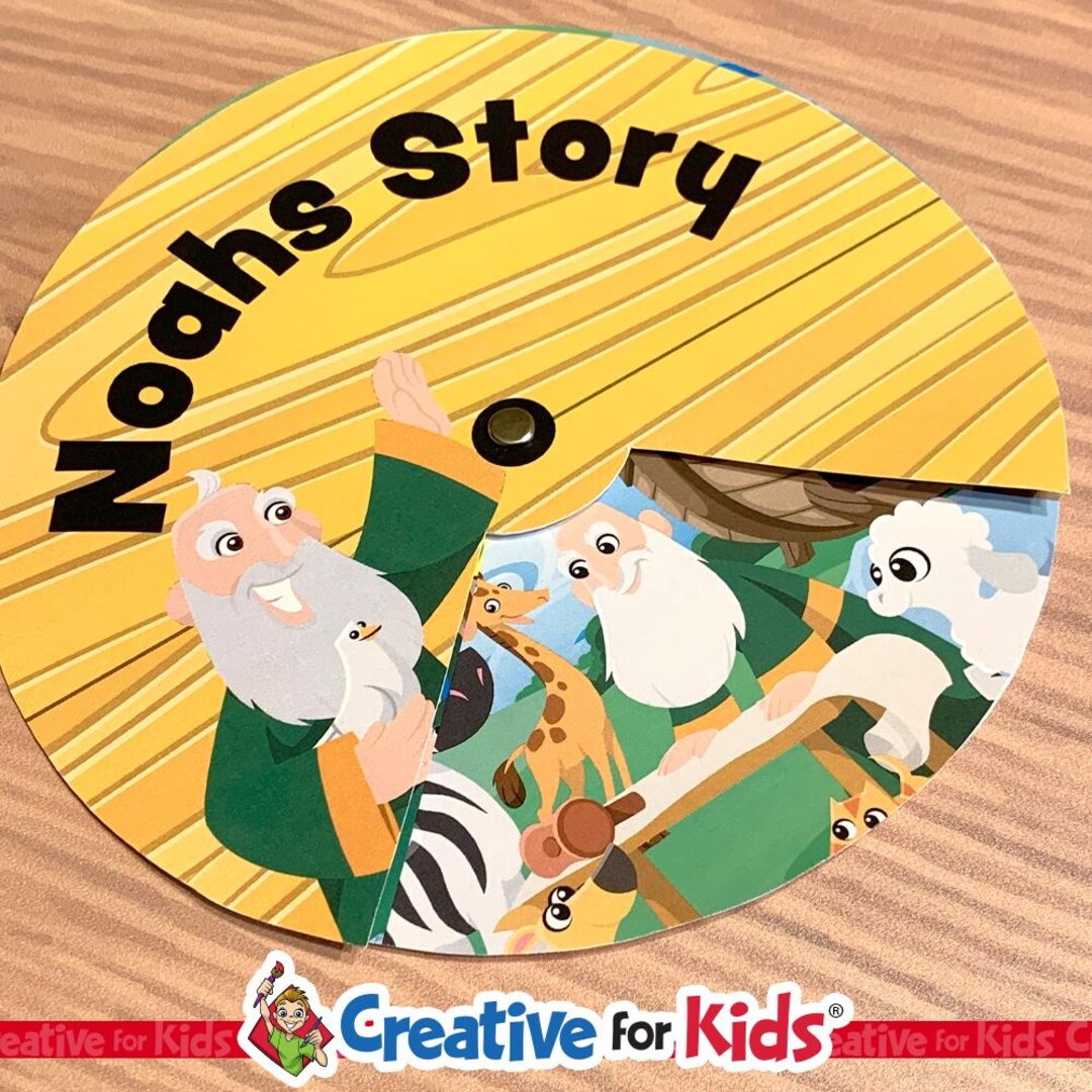 Noah's Ark Spinner Wheel: Bible Story Activity (digital Download) - Etsy