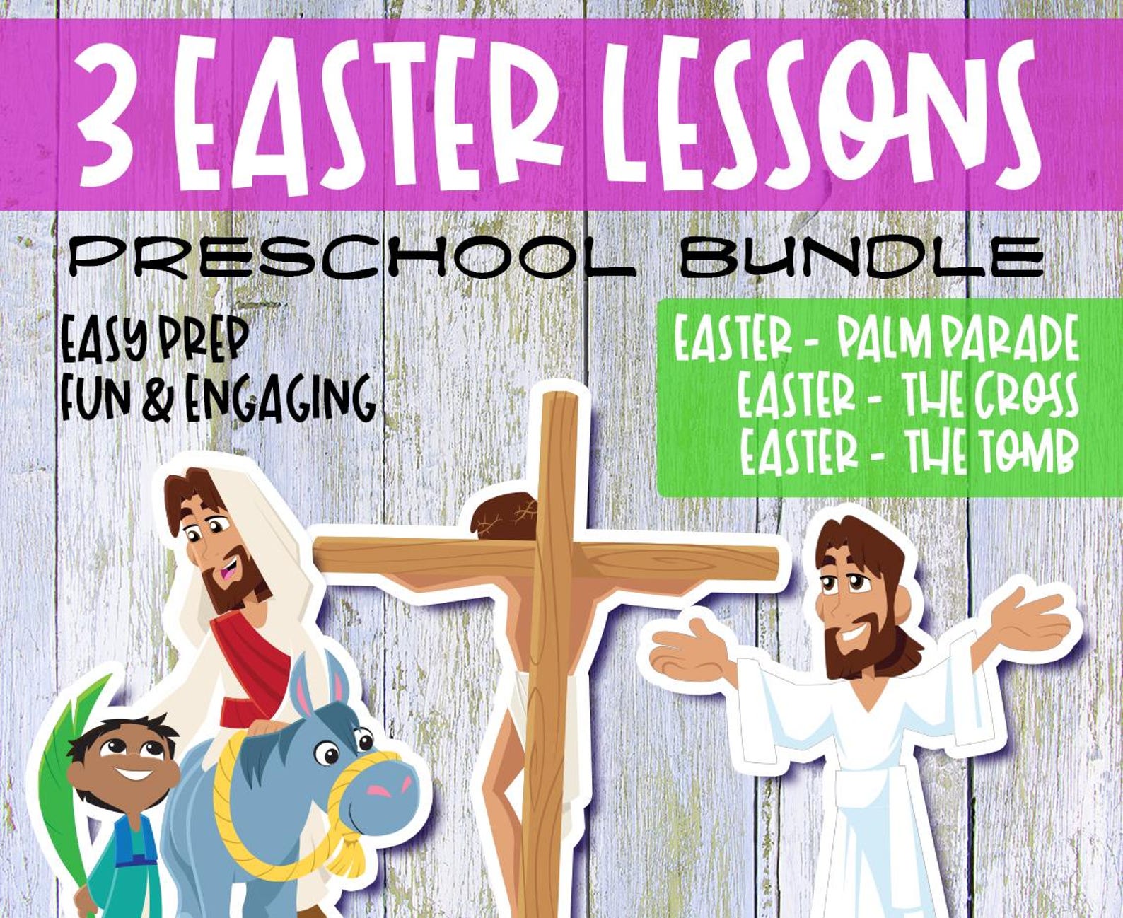 Easter Bible Story Printables for Preschool: Holy Week Activities (3 ...