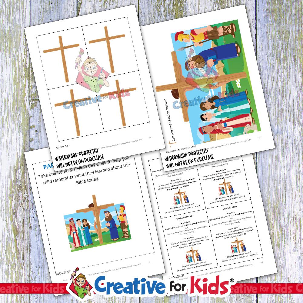 Easter Bible Story Printables for Preschool: Holy Week Activities (3 ...