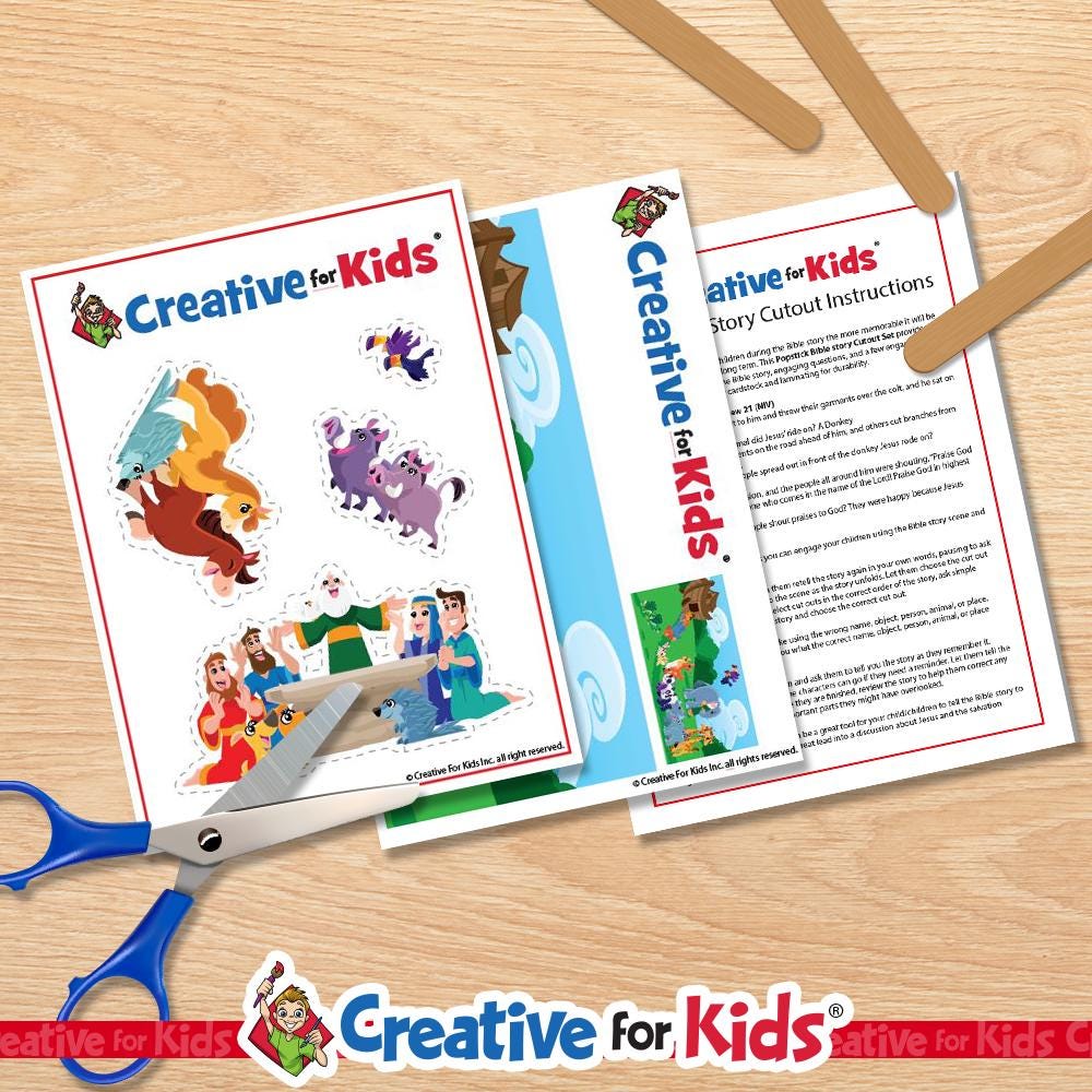 Noah's Ark Puppet Printable: Sunday School Bible Story Activity ...