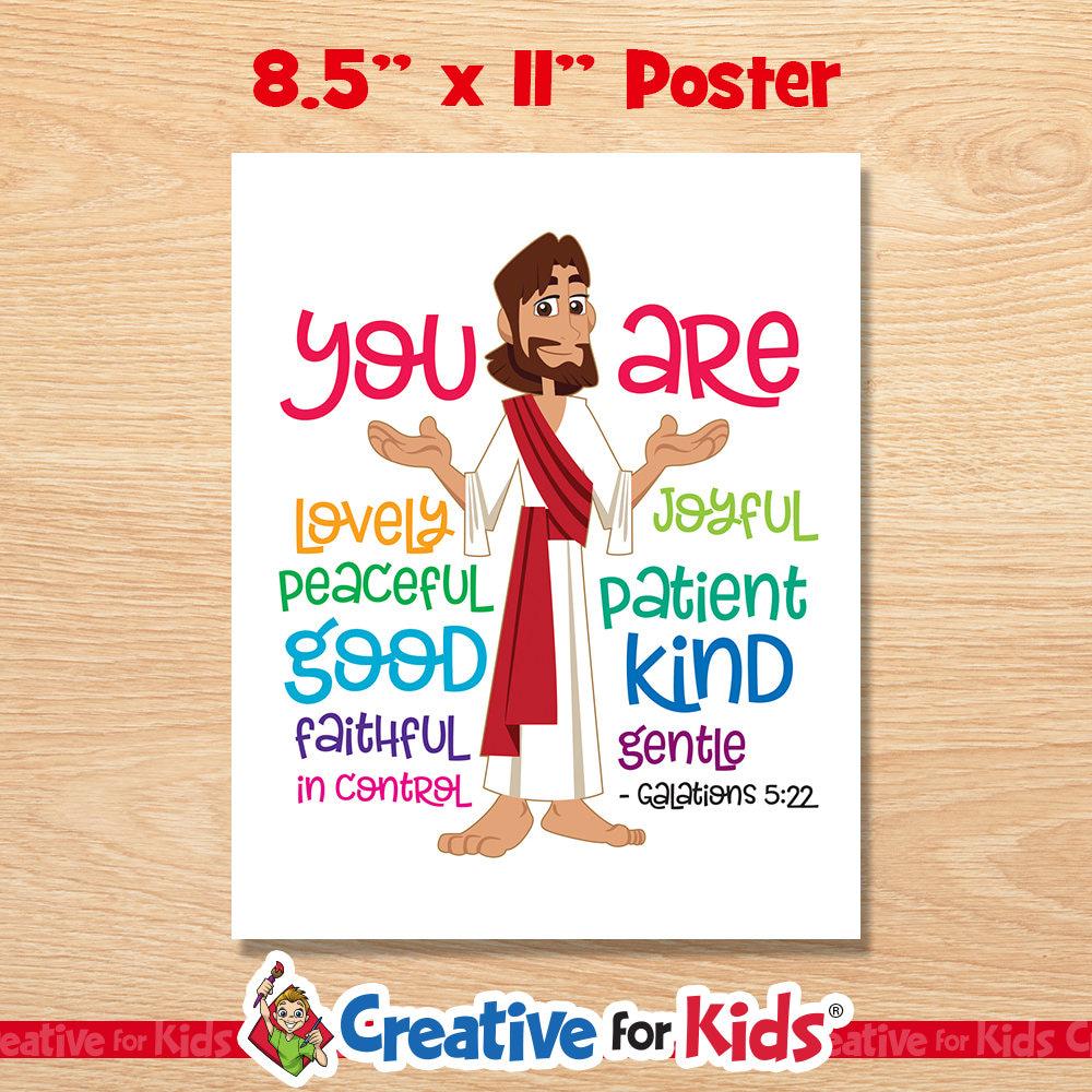 Jesus Bible Verse Flash Cards: Preschool Scripture Memory Printables ...