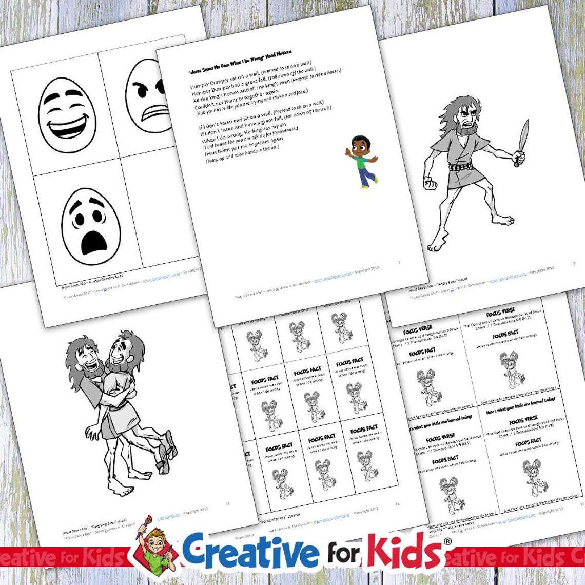Jesus Saves Preschool Lesson: Bible Activities & Stories (PDF Download ...