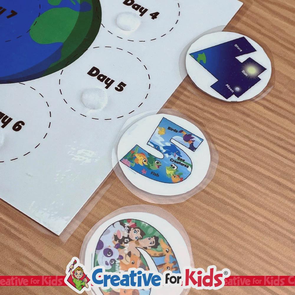 7 Days of Creation Game: Printable Bible Activity for Kids (PDF ...