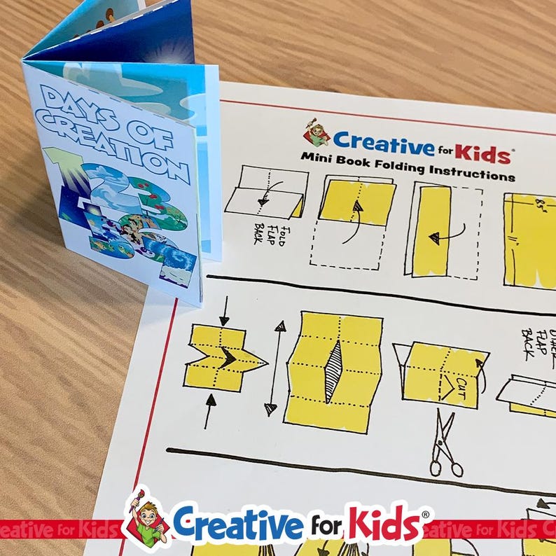 Creation Story Printable: Bible Activity for Kids, Sunday School Lesson ...