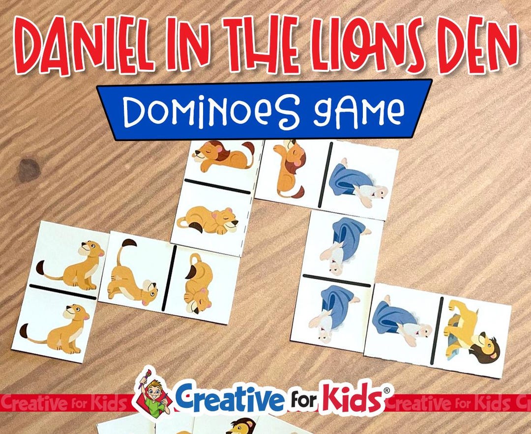 Daniel in the Lions Den Bible Game: Sunday School Printable (digital ...